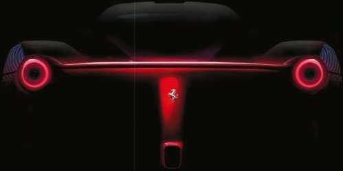 A teaser of the Ferrari Enzo replacement rear end from Ferrari Magazine ...